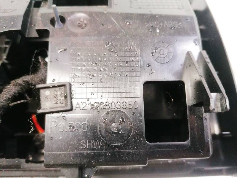 A2126803850 USED Glove Box Assembly Mercedes-Benz E-CLASS 2012 2.2L ...