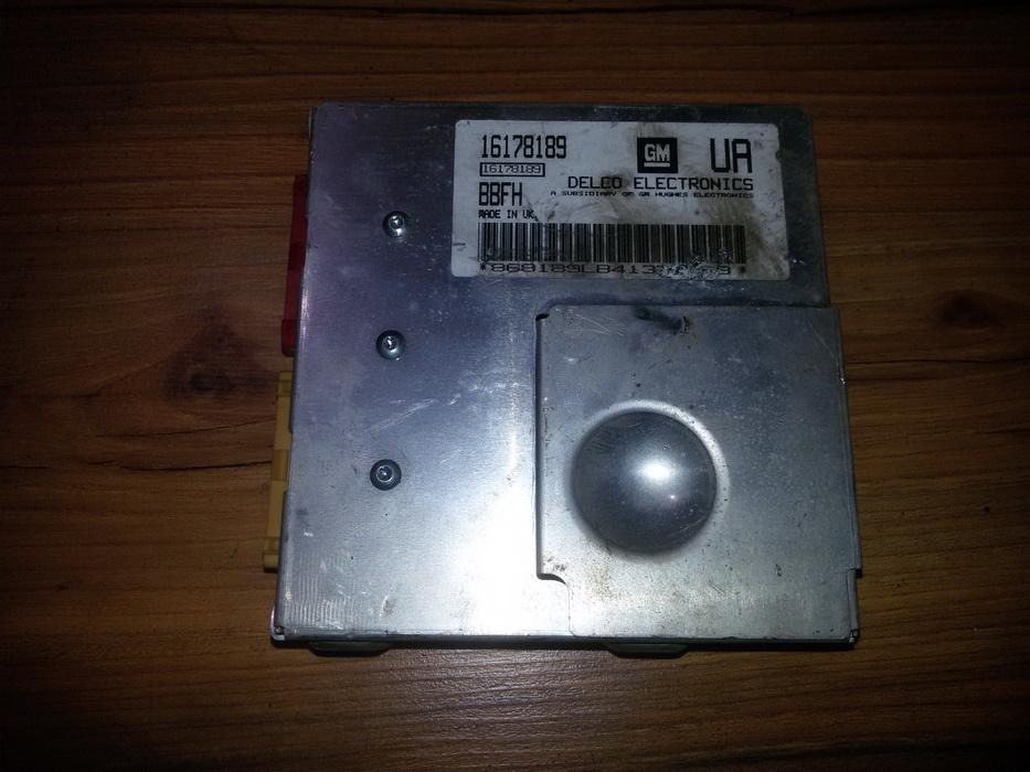 16178189 ECU Engine Computer (Engine Control Unit) Opel Tigra 1996 1.4L ...