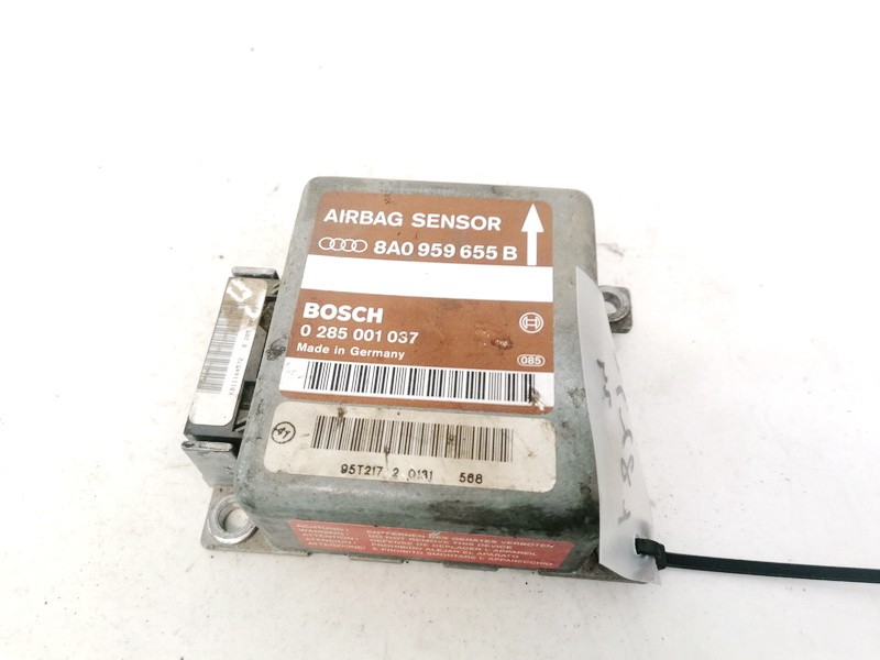 8A0959655B 0285001037 Airbag crash sensors module Audi A6 1995 2.5L ...
