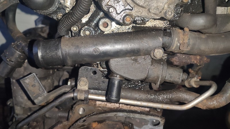 038121132D USED Coolant Flange (Engine Coolant Thermostat Housing Cover ...