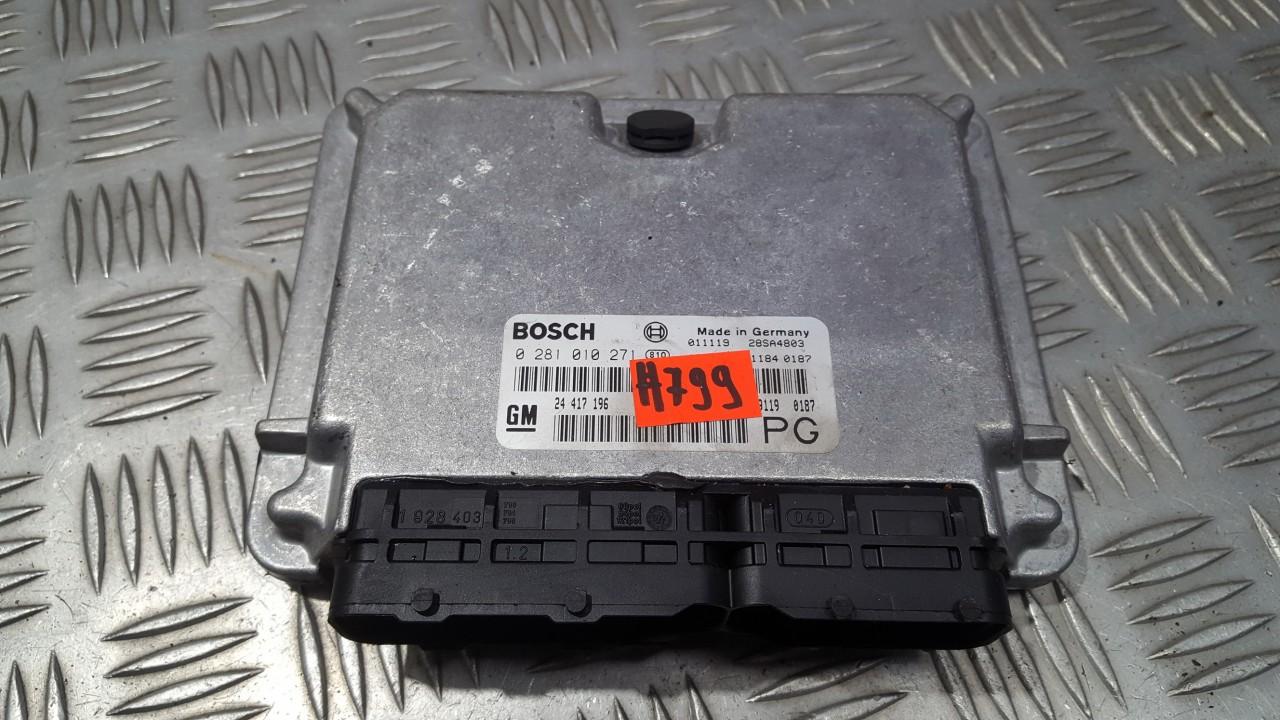 0281001871 24417196 ECU Engine Computer (Engine Control Unit) Opel ...