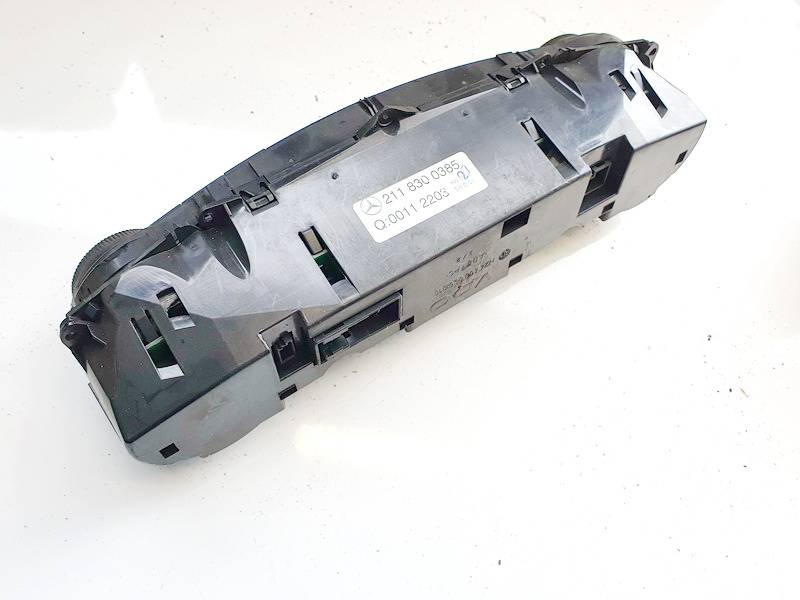 2118300385 00114903 Climate Control Panel (heater control switches ...