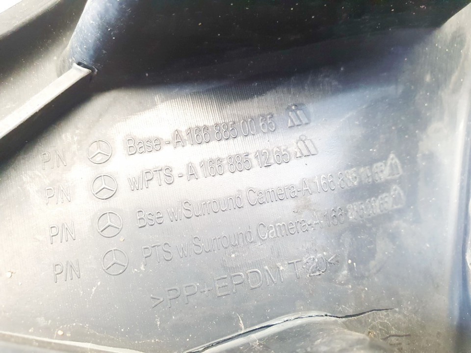 a1668850065 used Bumper Grille Front Center Mercedes-Benz ML-CLASS 2012 ...