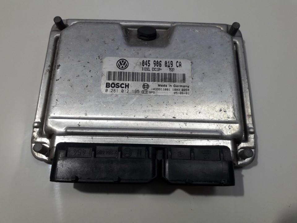 045906019ca 0281012195 ECU Engine Computer (Engine Control Unit ...
