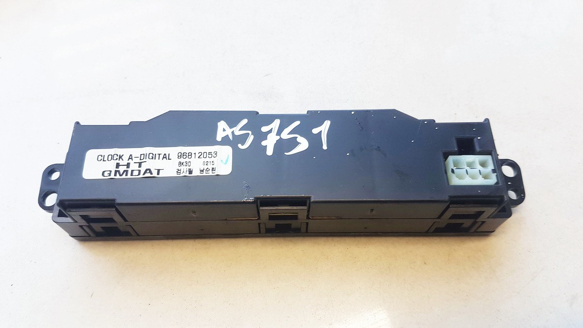 96812053 USED Dashboard Radio Display (Clock,Info Monitor,BORD COMPUTER ...