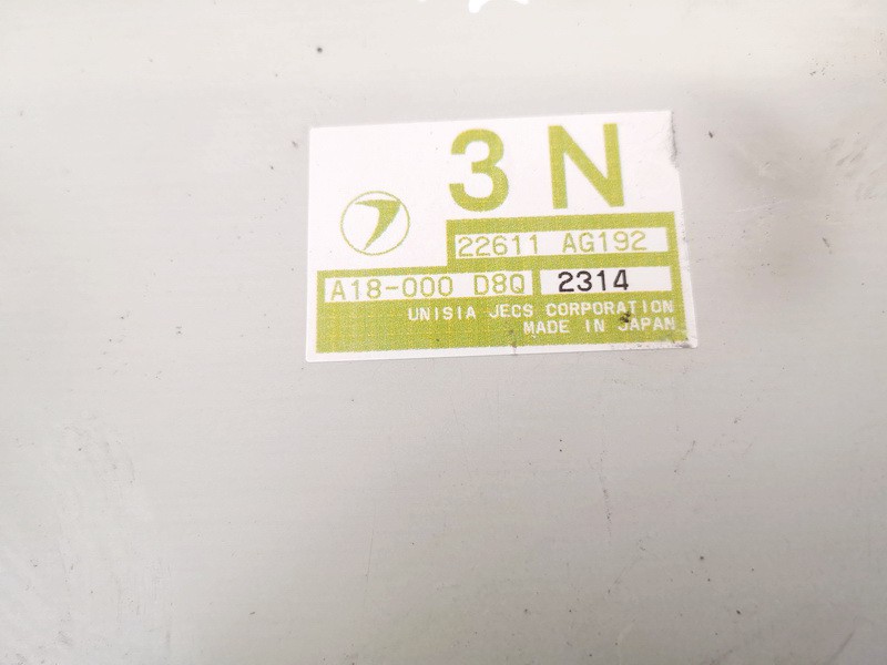 22611ag192 a18-000 ECU Engine Computer (Engine Control Unit) Subaru ...