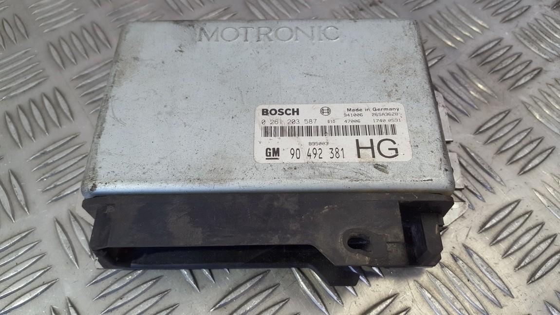 90492381hg 90492381, gm90492381hg, gm90492381, 0261203587 ECU Engine ...