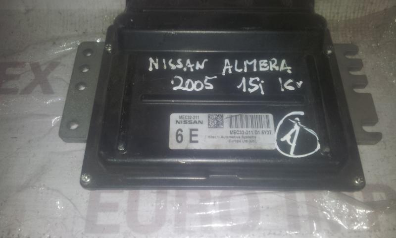 MEC32211 D15Y27 ECU Engine Computer (Engine Control Unit) Nissan Almera ...