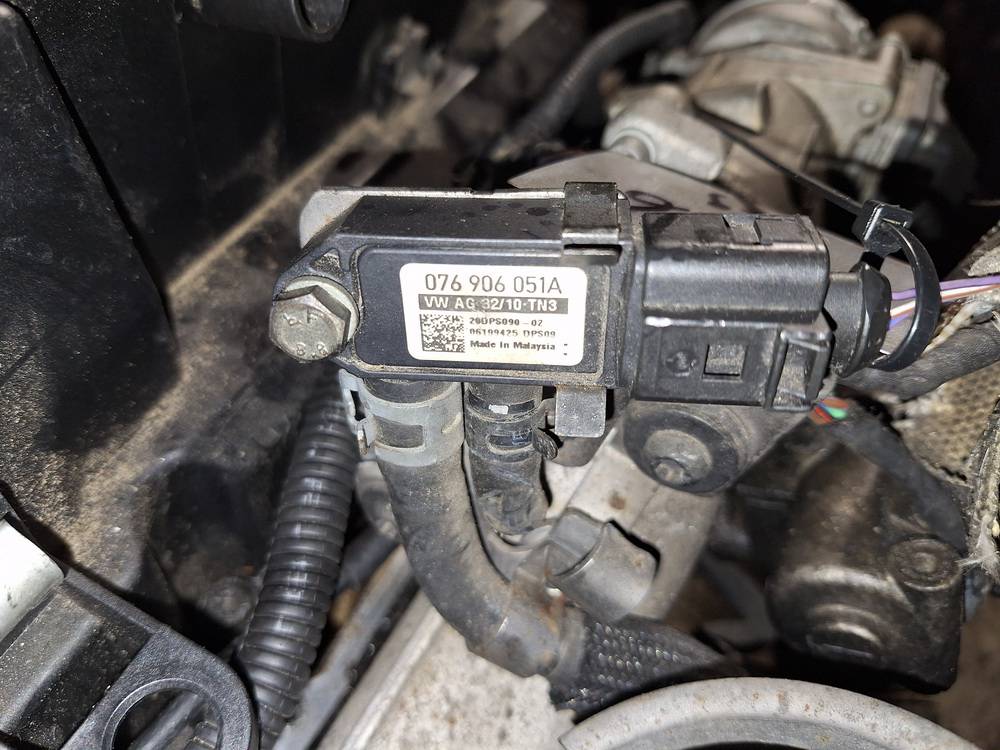 076906051a used DPF Pressure Sensor (DPF Exhaust Differential Pressure ...