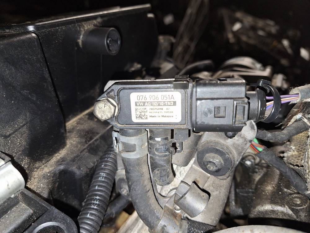 076906051a used DPF Pressure Sensor (DPF Exhaust Differential Pressure ...