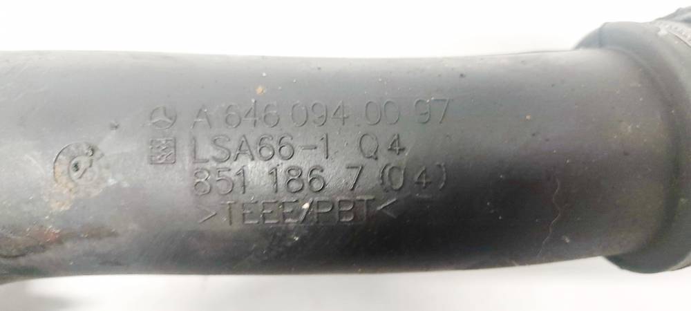 a6460940097 8511867, a6460940097 TURBO INTERCOOLER PIPE HOSE Mercedes ...