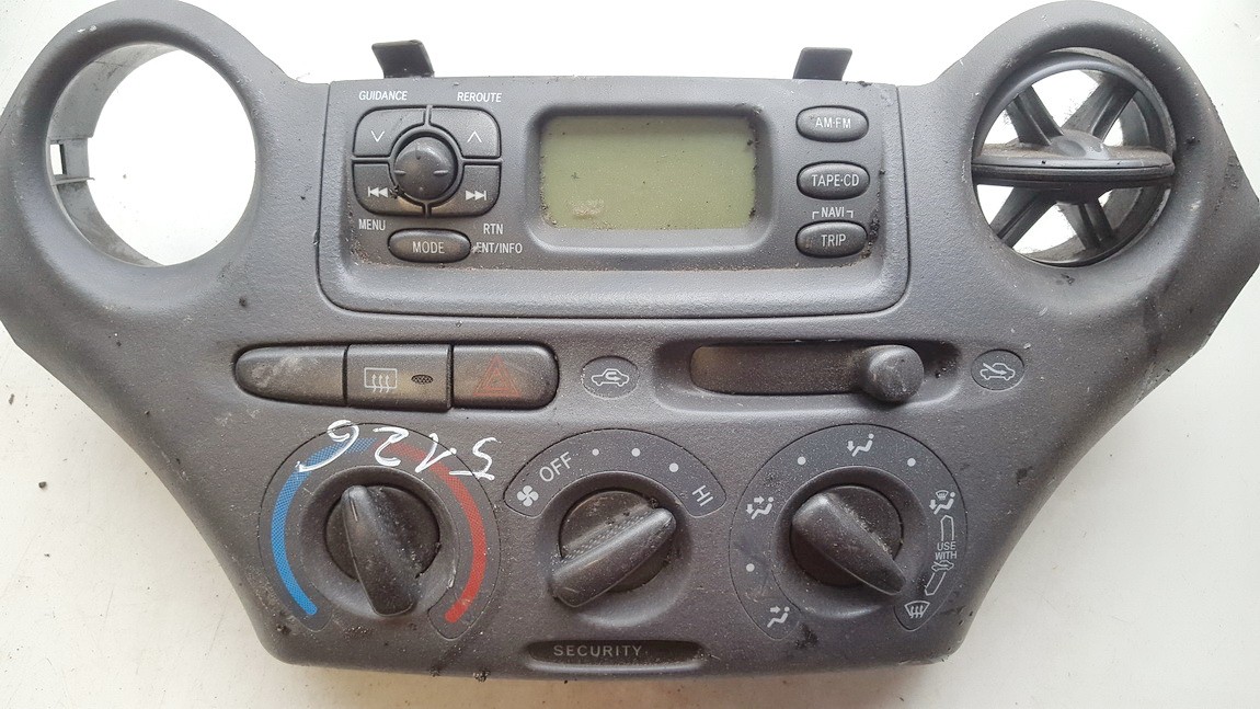 8611052020 Toyota Yaris 1999 Climate Control Panel (heater control ...
