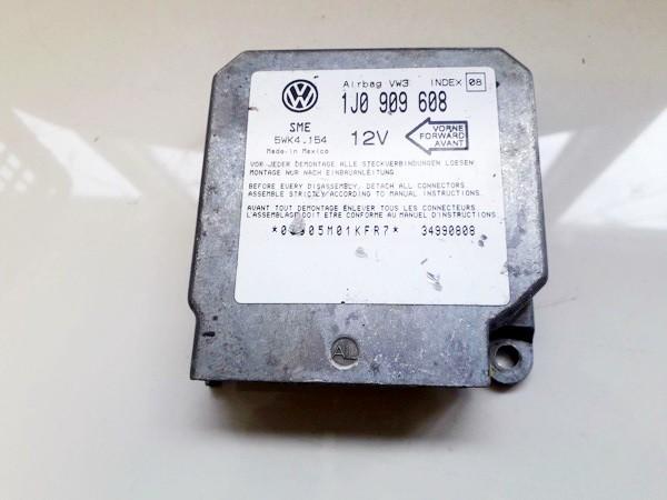 1j0909608 5wk4 154, 34990808 Airbag crash sensors module Volkswagen ...