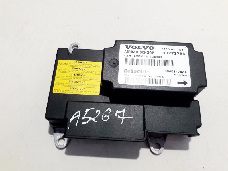 30773786 00405178a4 Airbag crash sensors module Volvo C30 2008 2.0L ...