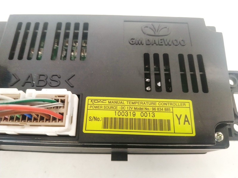 96834885 1003190013 Climate Control Panel (heater control switches ...