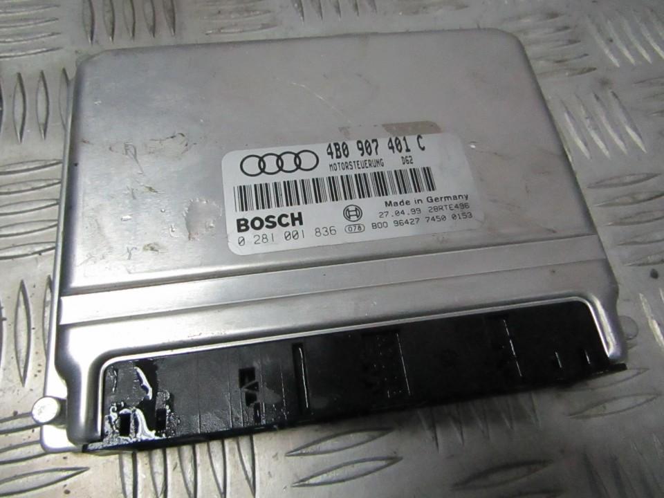 4B0907401C 0281001836, 28RTE496 ECU Engine Computer (Engine Control ...