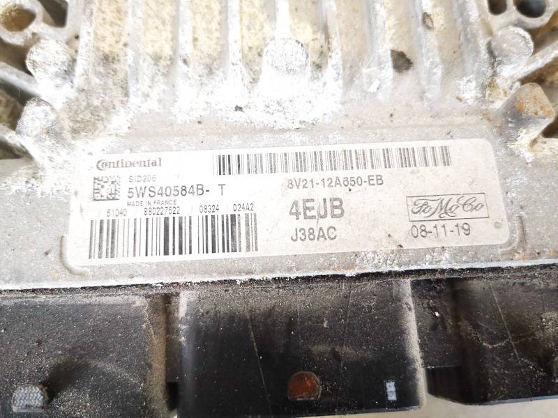 8V2112A650EB Ford Fiesta 2008 ECU Engine Computer (Engine Control Unit ...