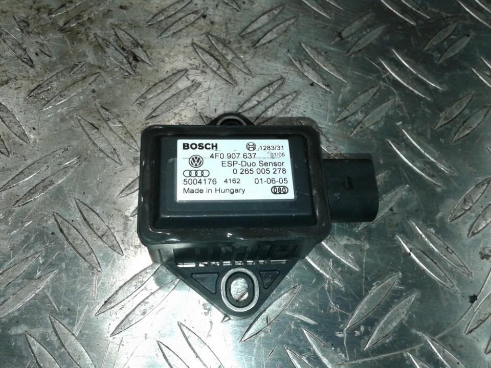 0265005278 4F0907637 Esp Accelerator Sensor (ESP Control Unit) Audi A6 ...
