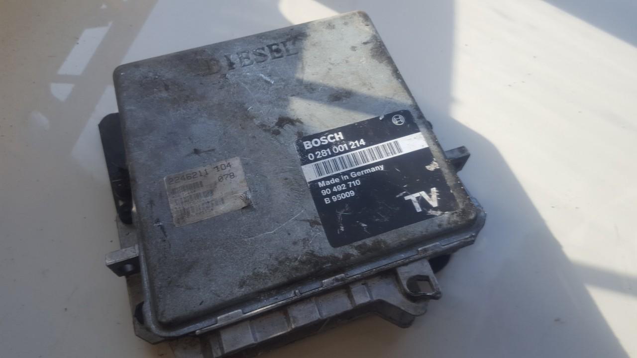 0281001214 90492710, B95009 ECU Engine Computer (Engine Control Unit ...