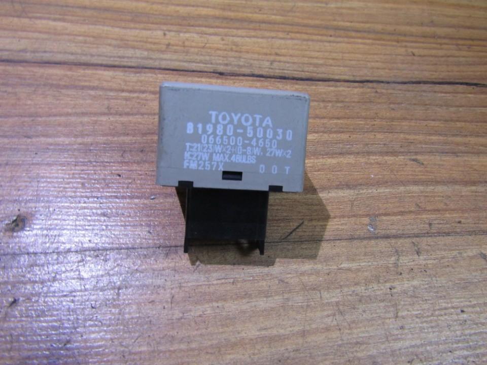 8198050030 066500-4650 Relay module Toyota Corolla 2003 1.6L ...