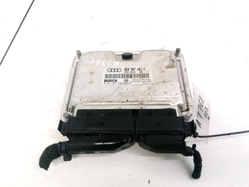 8E0907401M 0281011255, 1039S02336 ECU Engine Computer (Engine Control ...