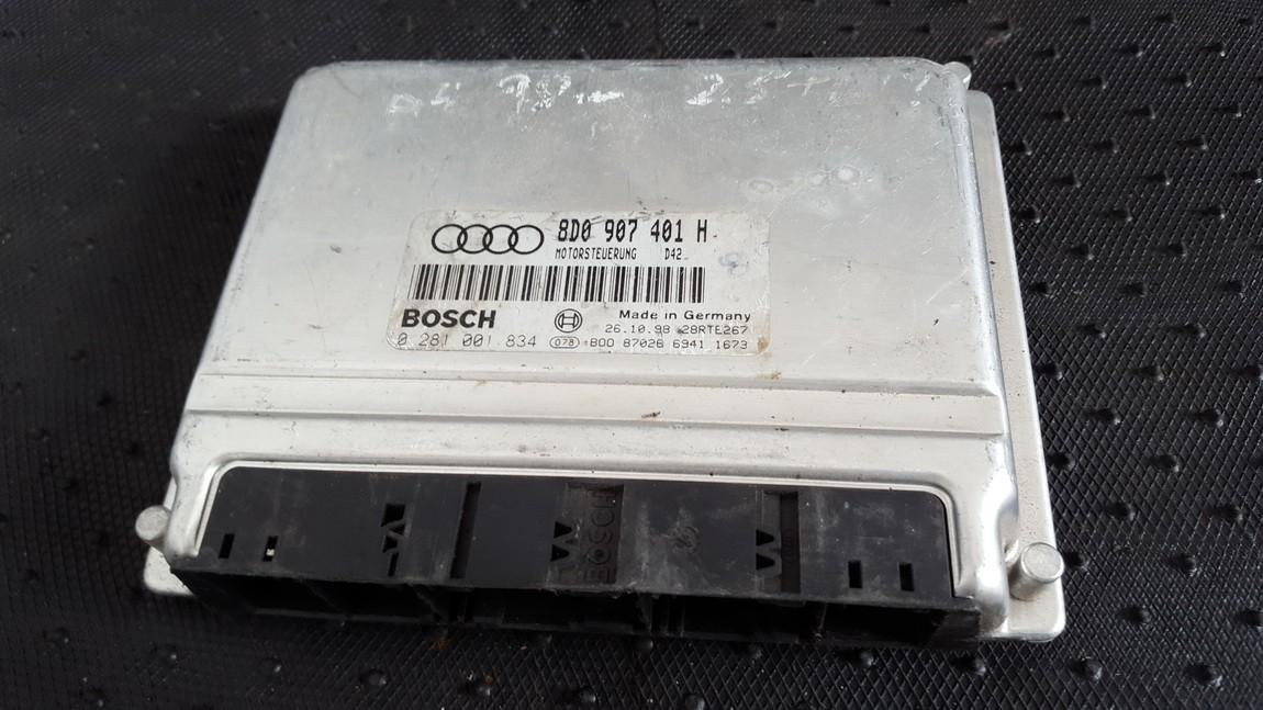 8d0907401h 0281001834 ECU Engine Computer (Engine Control Unit) Audi A4 ...