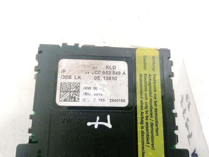 3C0953549A USED Steering Wheel Angle Controller Sensor Volkswagen ...