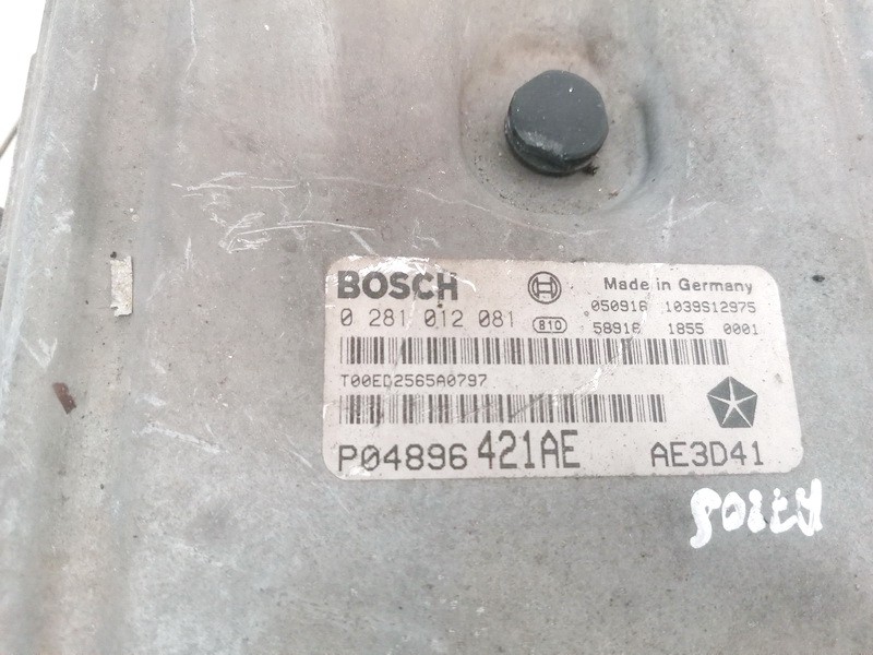 0281012081 P04896421AE ECU Engine Computer (Engine Control Unit ...
