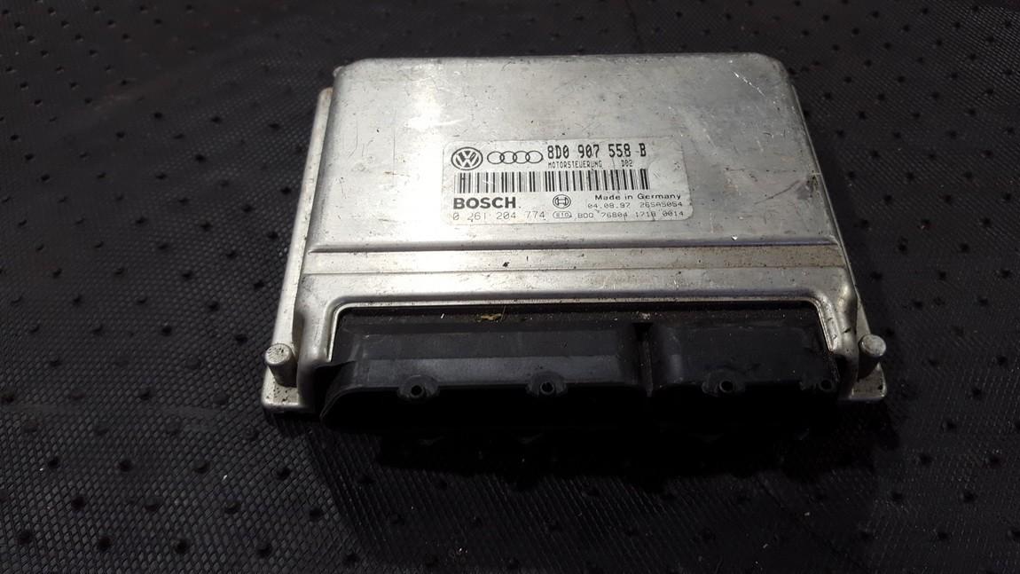 8D0907558B 0261204774 ECU Engine Computer (Engine Control Unit) Audi A4 ...