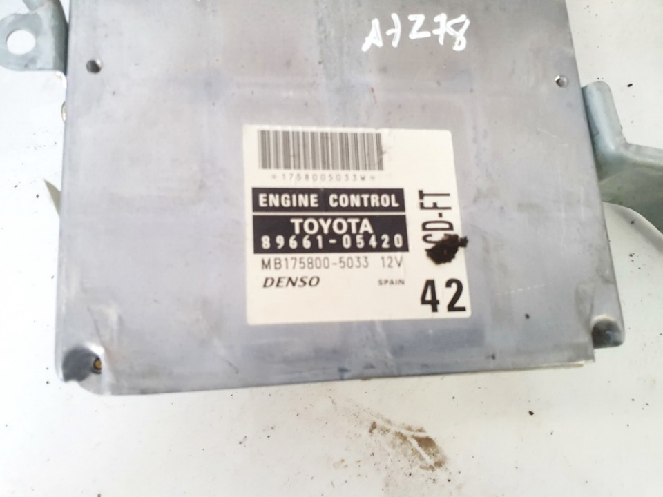 8966105420 mb175800-5033 ECU Engine Computer (Engine Control Unit ...