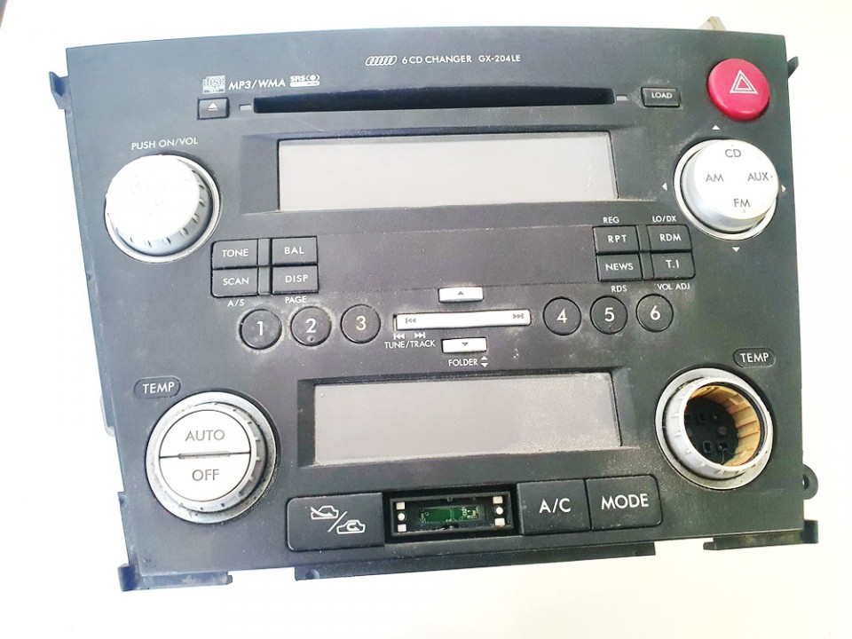 v7201290 y37-1322-72, gx204ef2 Climate Control Panel and Autoradio ...