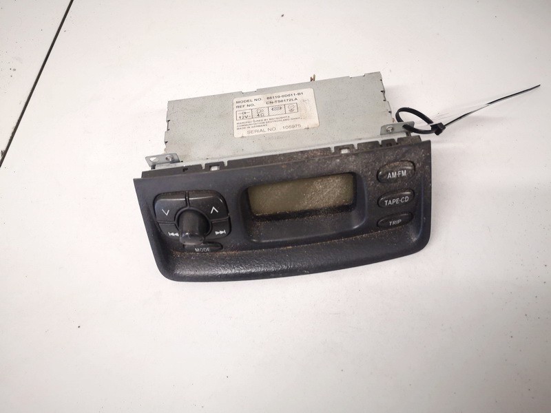 861100d011b1 86110-0d011-b1 Dashboard Radio Display (Clock,Info Monitor ...