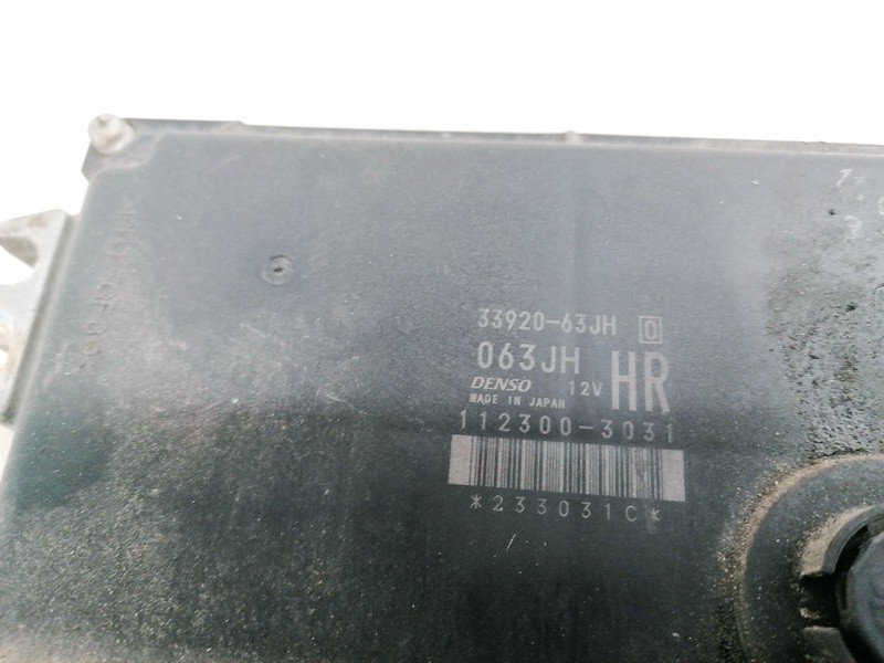 3392063JH 33920-63JH, 112300-3031 ECU Engine Computer (Engine Control Unit) Suzuki Swift 2006 1 ...