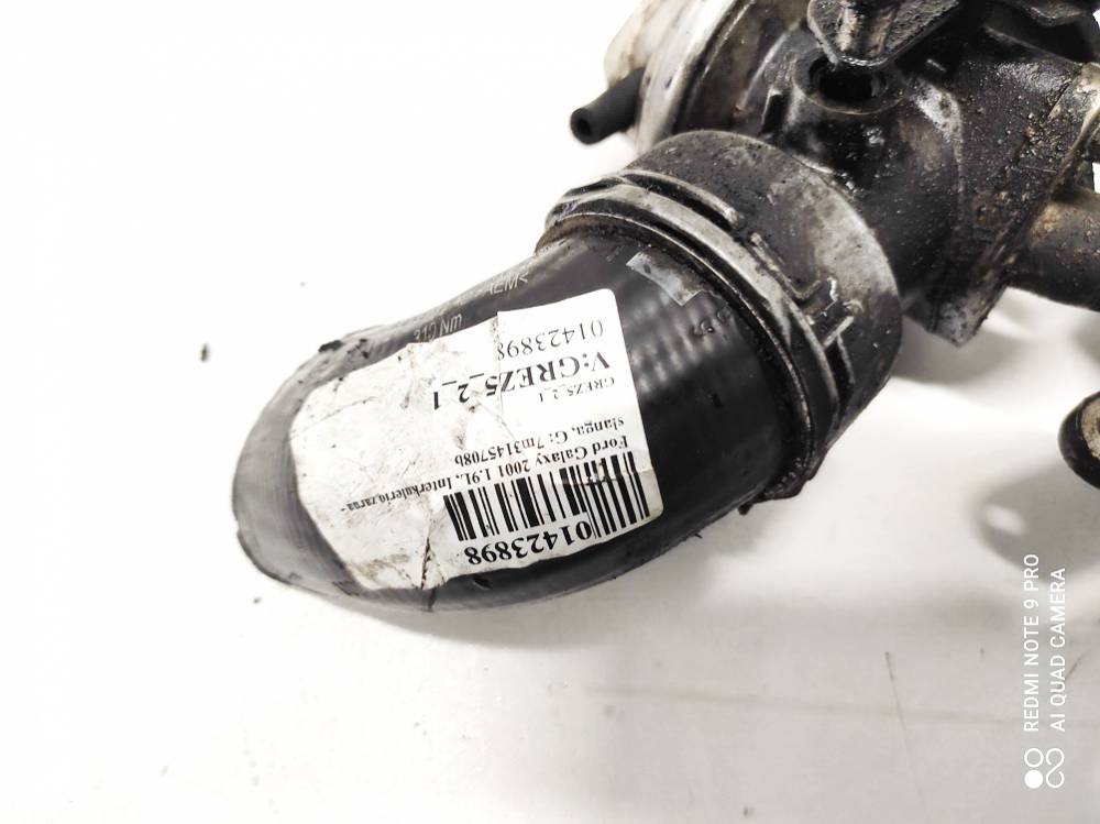 7m3145708b ym219f072ac TURBO INTERCOOLER PIPE HOSE Ford Galaxy 2001 1 ...
