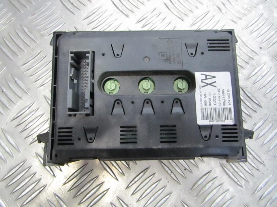 13208194 used Dashboard Radio Display (Clock,Info Monitor,BORD COMPUTER ...