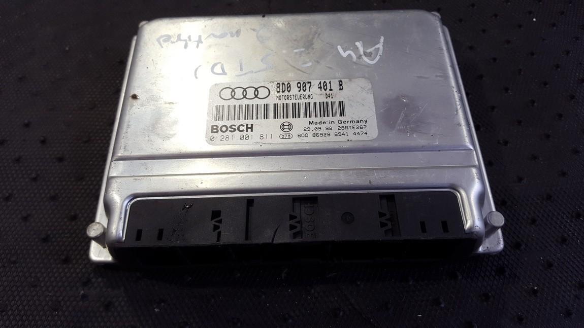 8D0907401B 0281001811 ECU Engine Computer (Engine Control Unit) Audi A4 ...