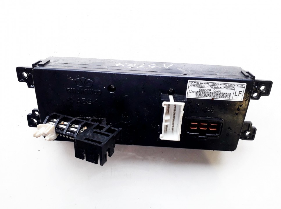 96820197 0805280033 Climate Control Panel (heater control switches ...