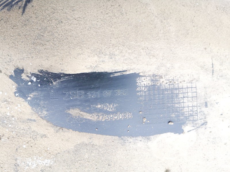 13187363 used Rear Plastic Inner Fender Right Opel Corsa 2008 1.3L ...