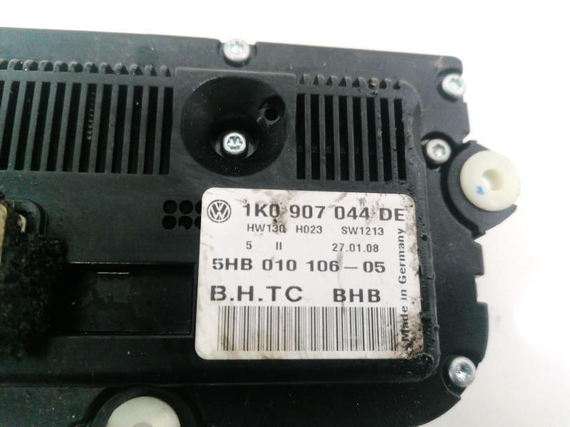 1K0907044DE 5HB01010605 Climate Control Panel (heater control switches ...