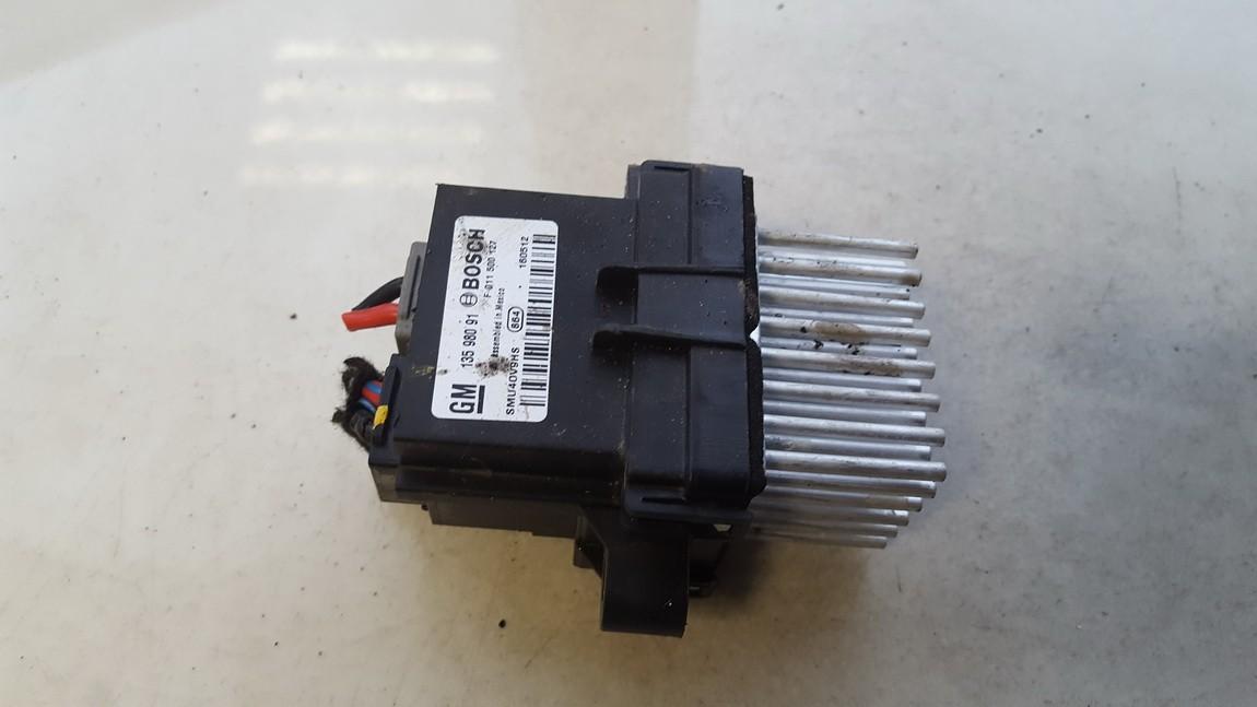 13598091 F011500127 Heater Resistor (Heater Blower Motor Resistor) Opel ...