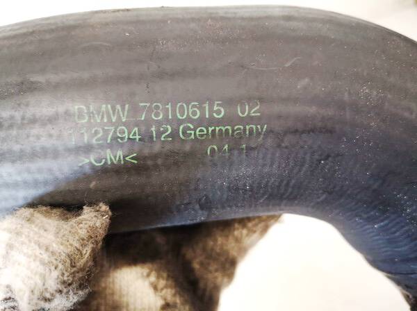 5741180706 781061502, 11279412 TURBO INTERCOOLER PIPE HOSE BMW 5-Series ...