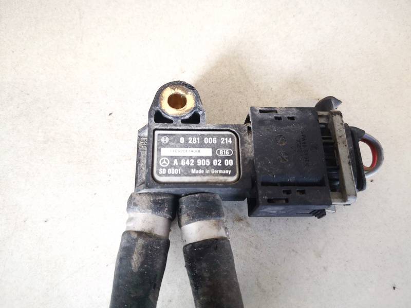 0281006214 a6429050200 DPF Pressure Sensor (DPF Exhaust Differential ...