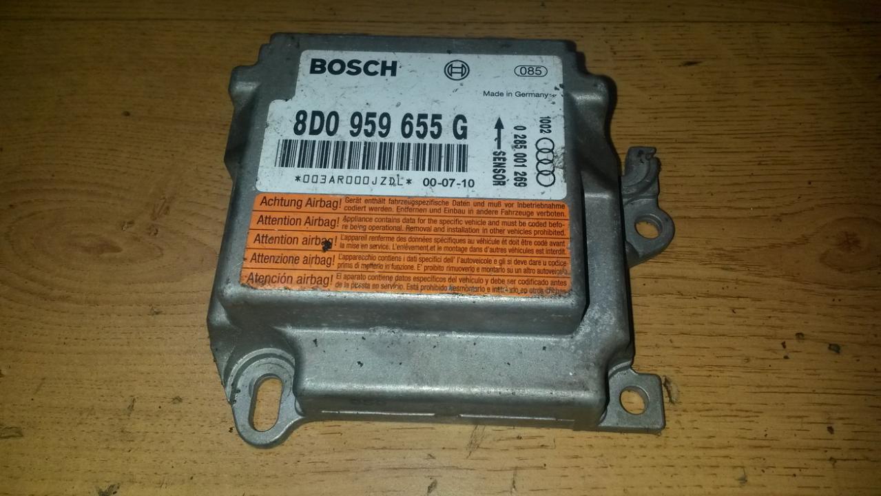 8d0959655g 0285001269 Airbag crash sensors module Audi A4 2002 2.0L ...