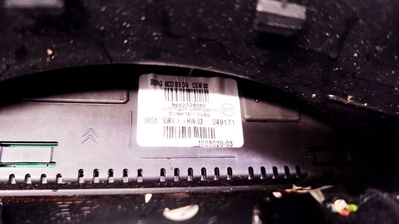 9662226080 102602003 Dashboard Radio Display (Clock,Info Monitor,BORD ...