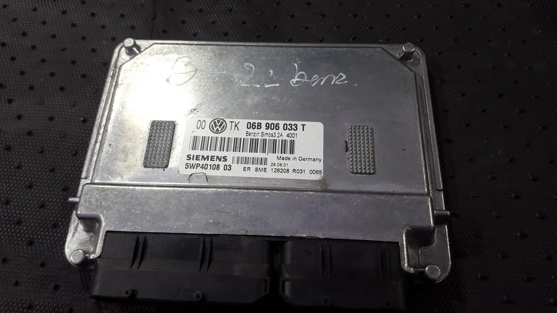 06b906033t 5WP40108 03 ECU Engine Computer (Engine Control Unit ...