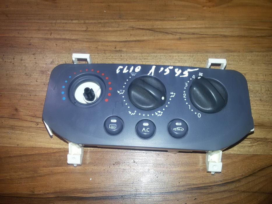 654982e Climate Control Panel (heater control switches) Renault Clio ...