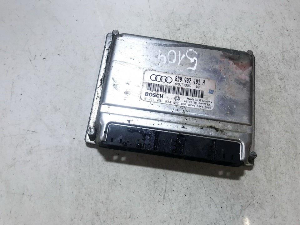 8d0907401h 0281001834, 28tre237, 865086941 ECU Engine Computer (Engine ...