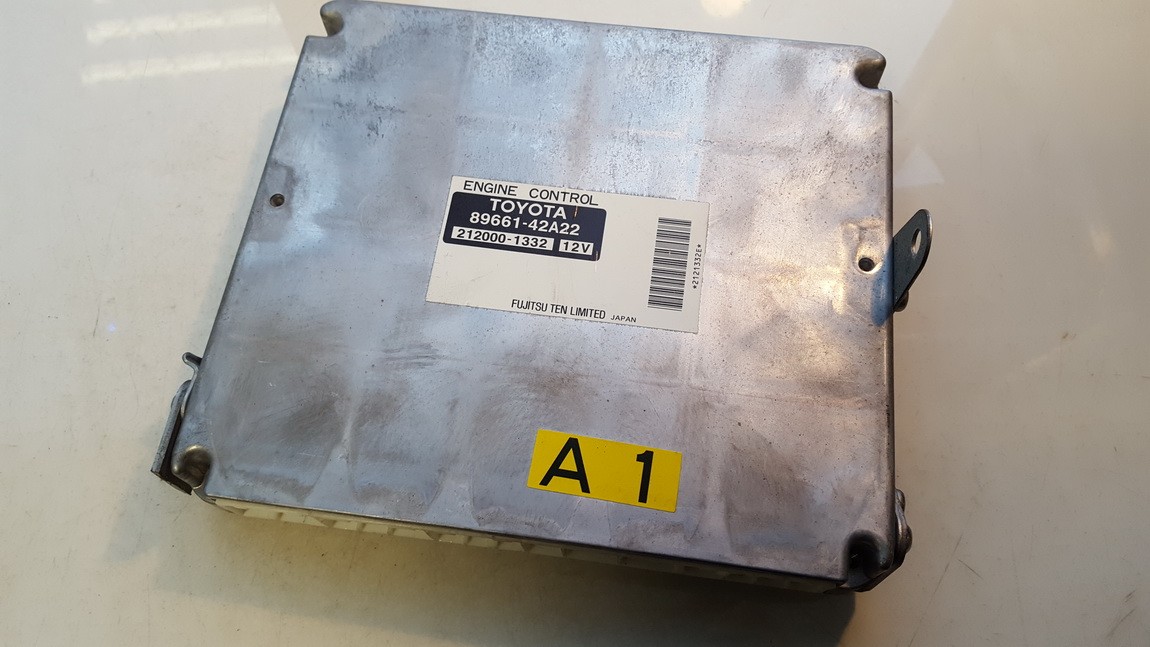 8966142a22 89661-42a22, 212000-1332, 2120001332 ECU Engine Computer ...