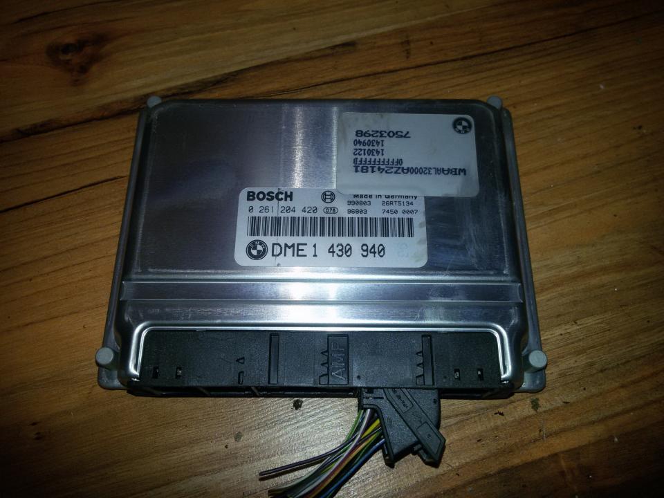 0261204420 DME1430940 ECU Engine Computer (Engine Control Unit) BMW 3 ...