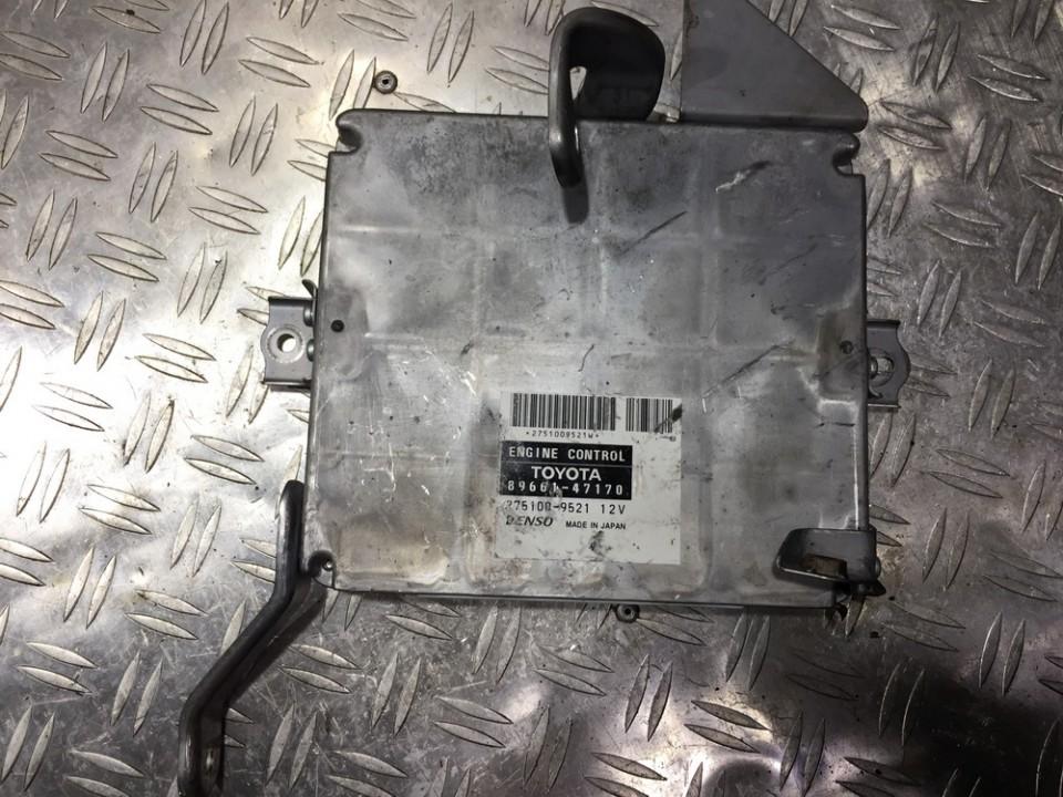 8966147170 275100-9521 12v ECU Engine Computer (Engine Control Unit ...